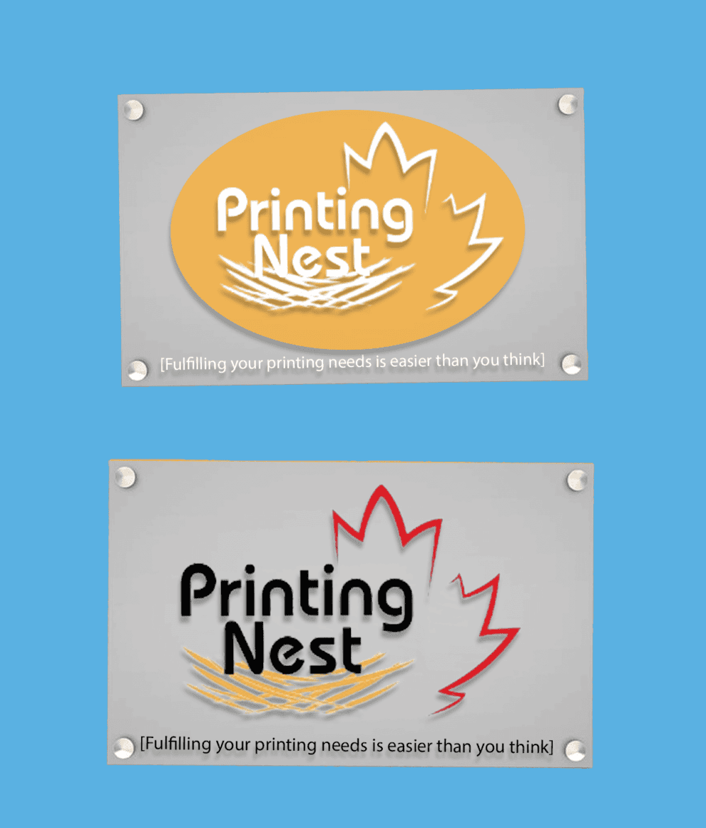 Custom Printed Acrylic Signs in Orange County | Printing Nest
