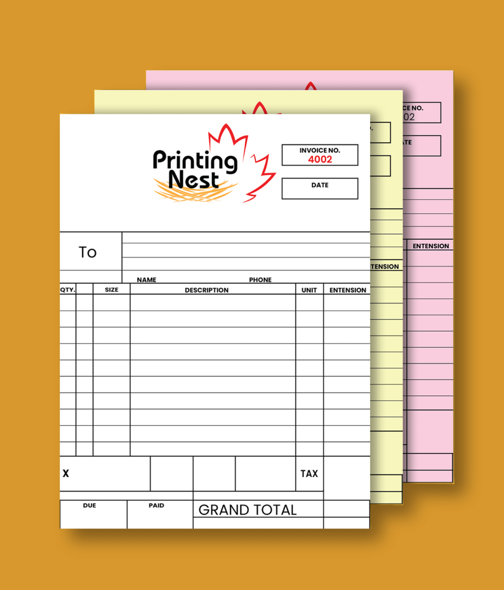 Custom Printed NCR Forms in Orange County | Printing Nest