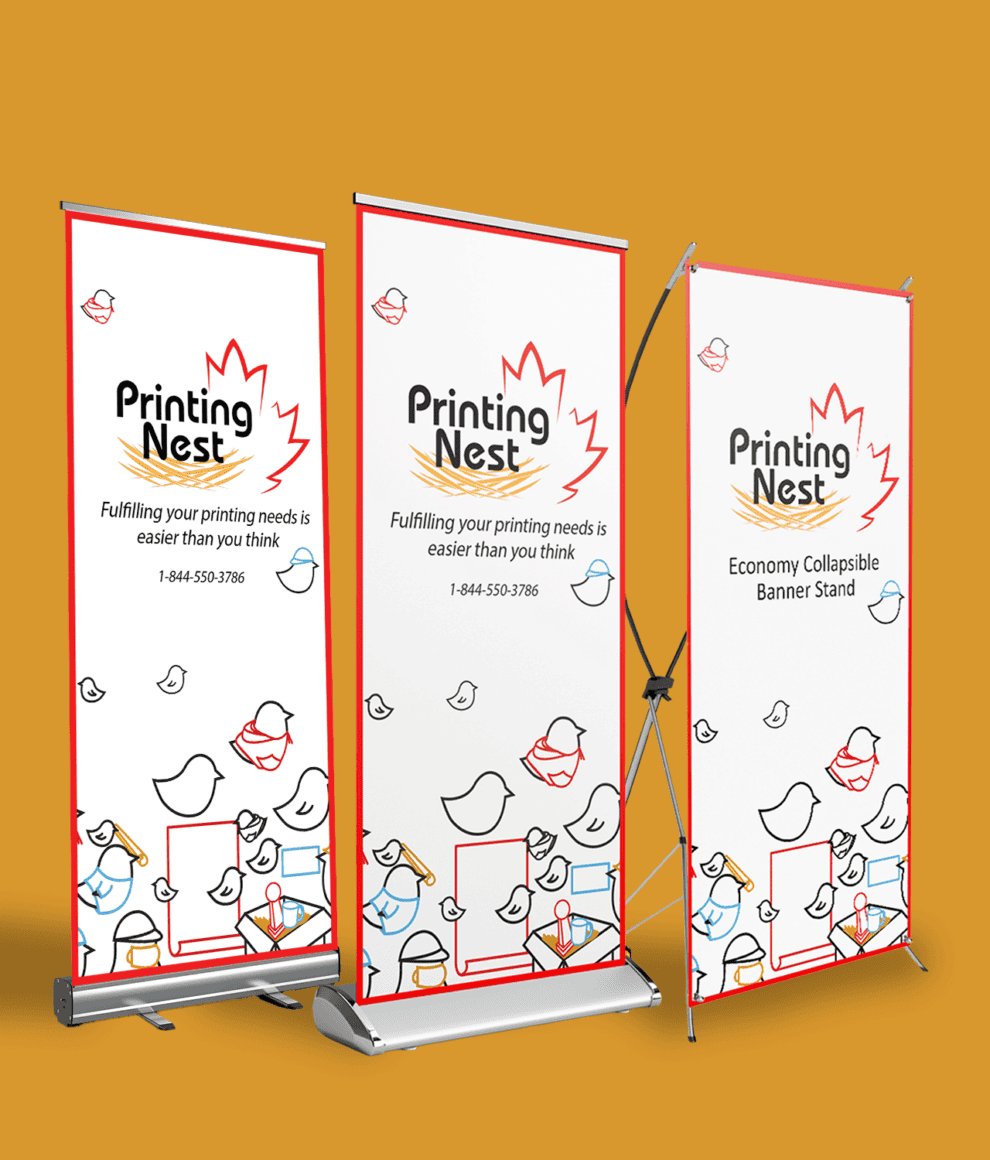 Custom Printed Retractable Banners in OC | Printing Nest