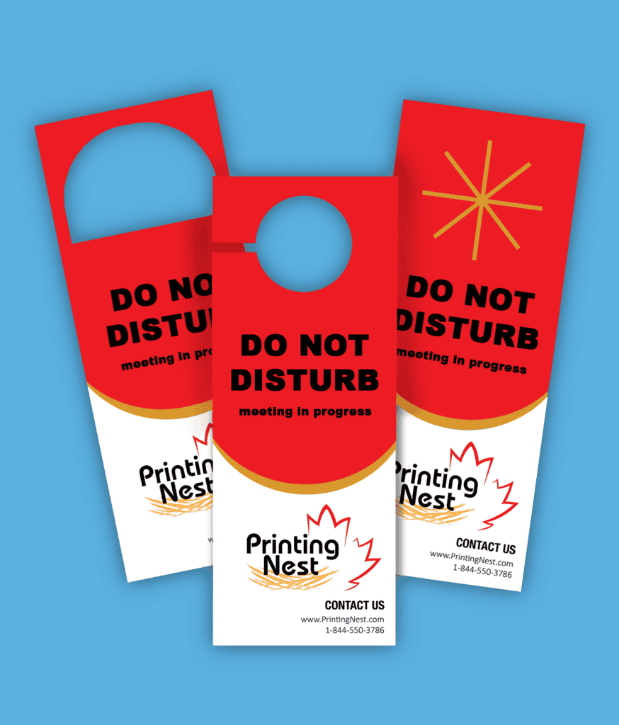 Custom Printed Door Hangers in Orange County | Printing Nest