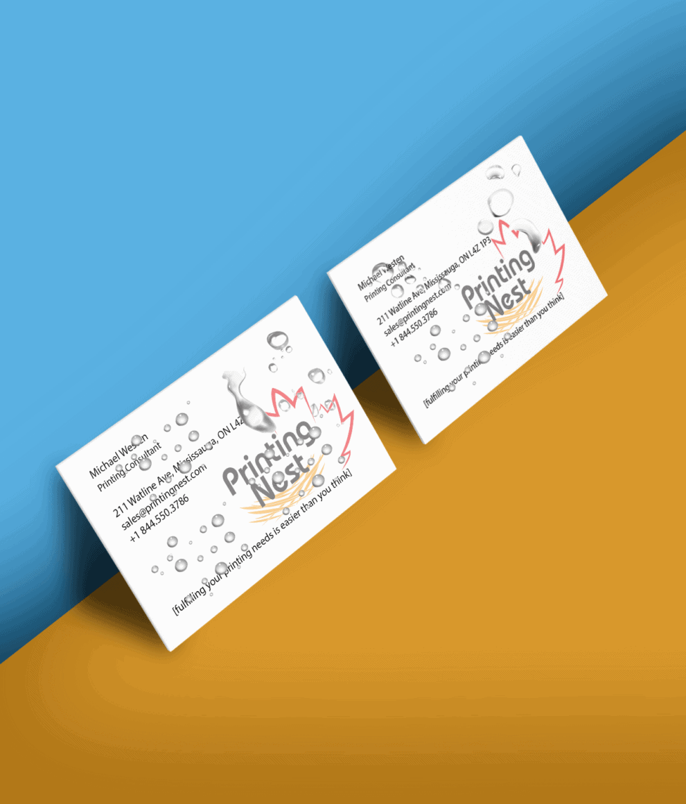 Custom Printed Laminated Business Cards in OC | Printing Nest
