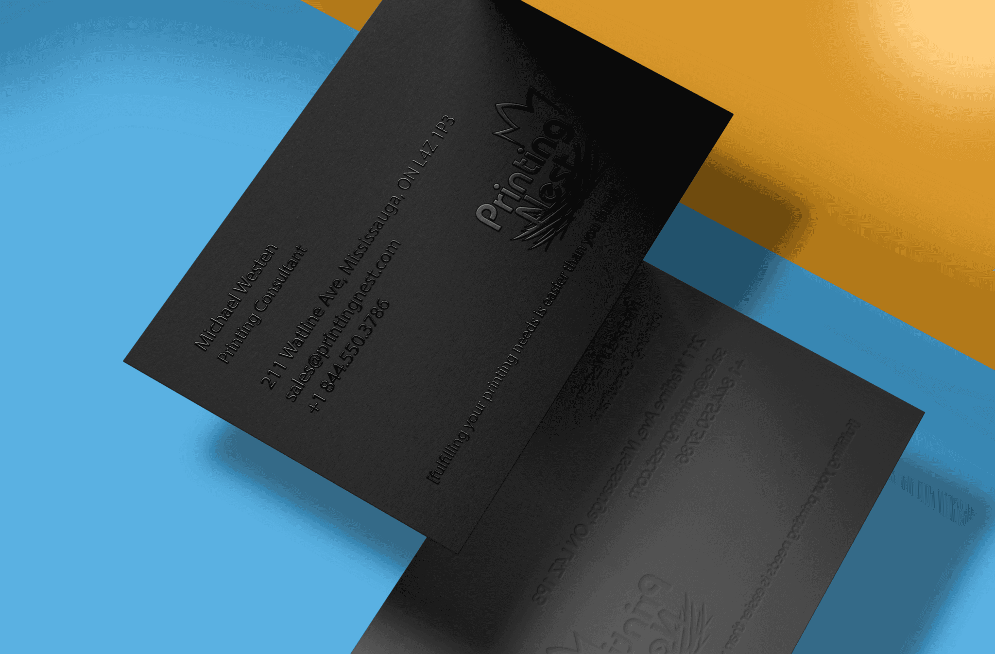 Custom Spot UV, Raised Spot UV Business Cards | Printing Nest