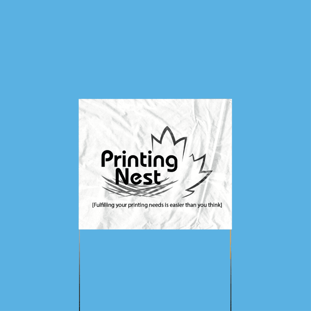 Custom Printed Lawn Bag Signs in Orange County | Printing Nest