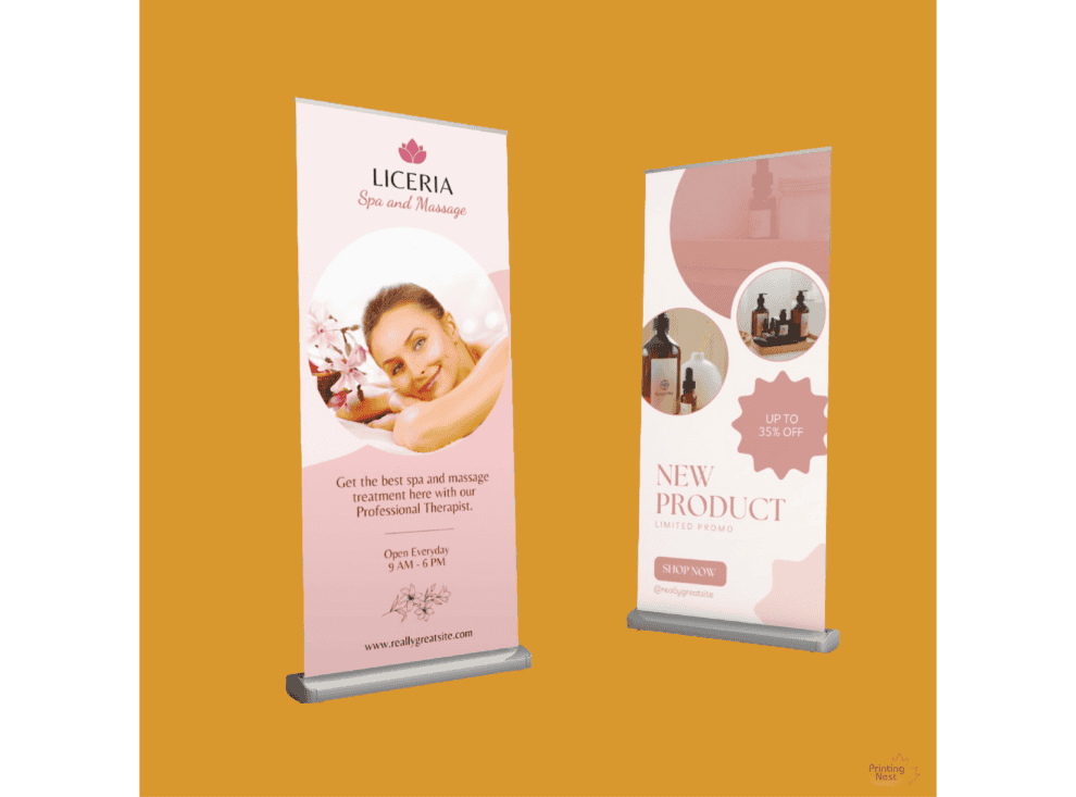 Custom Printed Retractable Banners in OC | Printing Nest